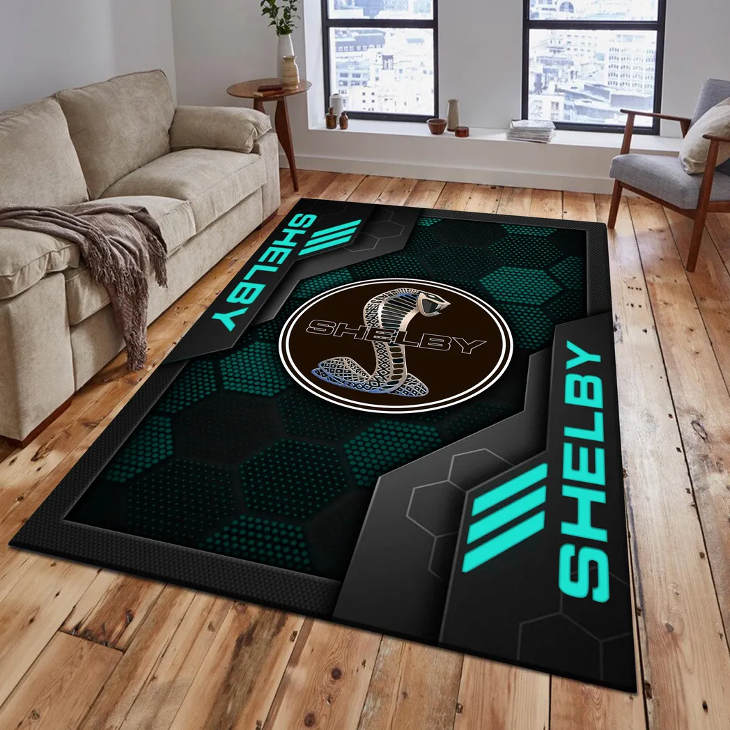 Shelby Rug, Living Room Carpet For Shelby Fan CAR182031525024 - Cyan ...