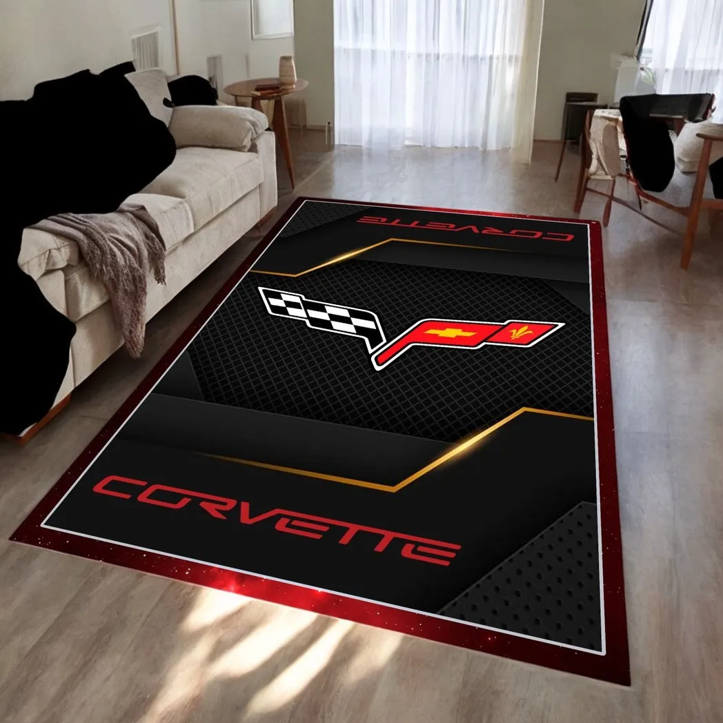 Corvette C6 Rug, Living Room Decor Ideas For Corvette C6 Fan ...