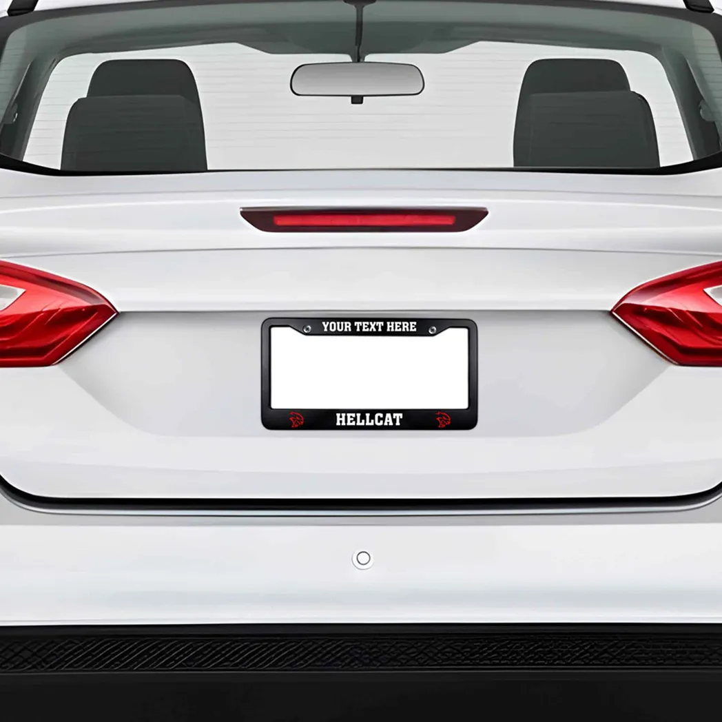Dodge Challenger Hellcat License Plate Frame, Dodge Challenger Hellcat ...