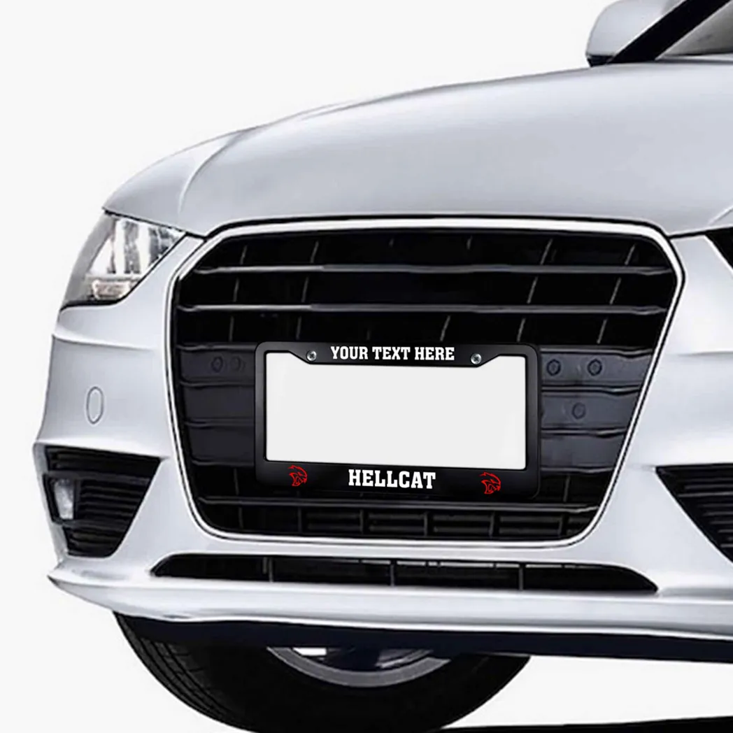 Dodge Challenger Hellcat License Plate Frame, Dodge Challenger Hellcat ...